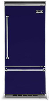 Viking VCBB5363ERCB 36 Inch Built-in Bottom-Freezer Refrigerator with ...