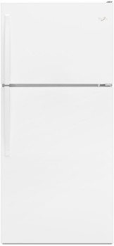 Whirlpool WRT318FZDW 30 Inch Top-Freezer Refrigerator with 18.2 cu. ft ...
