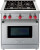 Wolf GR304 30 Inch Pro-Style Gas Range with 4 Dual-Stacked Sealed ...