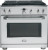 Monogram ZDP364NRPSS 36 Inch Pro-Style Dual-Fuel Range with 4 Sealed ...