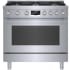 Bosch HGS8655UC 36 Inch Freestanding Gas Range with 6 Sealed Burners, 3 ...