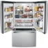 GE GWE22JYMFS 36 Inch Counter-Depth French Door Refrigerator with 21.9 ...