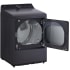 LG DLEX8600BE 27 Inch Top Load Dryer with 7.3 cu ft Capacity, EasyLoad ...
