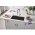 Blanco 440179 32 Inch Undermount Double Bowl Granite Sink with 9-1/2 ...