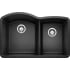 Blanco 440179 32 Inch Undermount Double Bowl Granite Sink with 9-1/2 ...