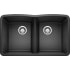 Blanco 440184 32 Inch Undermount Double Bowl Granite Sink with 9-1/2 ...