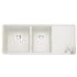 Blanco 440410 48 Inch Undermount Double Bowl Granite Sink with 9-1/2 ...