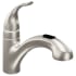 Moen 67315SRS Spot resist stainless one-handle low arc pullout kitchen ...