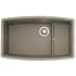 Blanco 441291 32 Inch Undermount Single Bowl Granite Sink with 10 Inch ...