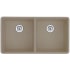 Blanco 517678 30 Inch Undermount Double Bowl Granite Sink with 8 Inch ...