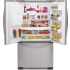 LG LFX25975ST 24.7 cu. ft. French Door Refrigerator with 3 Spill ...