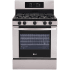 LG LRG3091ST 30 Inch Freestanding Gas Range with 5 Sealed Burners ...