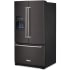 KitchenAid KRFF577KBS 36 Inch Freestanding French Door Refrigerator ...