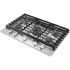 KitchenAid KCGS550ESS 30 Inch Gas Cooktop with 5 Sealed Burners, 17,000 ...