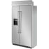 KitchenAid KBSD702MPS 42 Inch Built-In Side-by-Side Refrigerator with ...