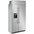 KitchenAid KBSD702MPS 42 Inch Built-In Side-by-Side Refrigerator with ...