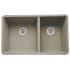 Blanco 441296 33 Inch Undermount Double Bowl Granite Sink with 9-1/2 ...