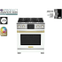 BlueStar BSDF304BCPLT 30 Inch Freestanding Dual Fuel Range with 4 ...