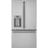Cafe CFE28TP2MS1 36 Inch French Door Smart Refrigerator with 27.8 Cu ...