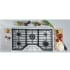 Cafe CGP95362MS1 36 Inch Gas Cooktop with 5 Sealed Burners, Dishwasher ...