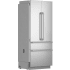 Cafe CIP36NP2VS1 36 Inch Counter Depth Built-In 4-Door French Door Smart Refrigerator with 20.1 ...