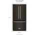 KitchenAid KRFC302EBS 36 Inch Counter Depth French Door Refrigerator ...