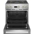 Monogram ZDP304NTSS 30 Inch Slide-In Professional Dual Fuel Smart Range ...