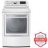 LG DLE7300WE 27 Inch Electric Smart Dryer with 7.3 Cu. Ft. Capacity ...