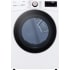 LG DLEX4000W 27 Inch Electric Smart Dryer with 7.4 Cu. Ft. Capacity, 12 ...