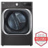 LG DLEX8900B 29 Inch Smart Electric Dryer with 9.0 Cu.Ft. Capacity, 12 ...