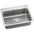 Elkay DPMSR12722PDMR2 27 Inch Drop-In Kitchen Sink with 8 Inch Bowl ...