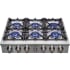 Forno FCTGS575136 36 Inch Gas Rangetop with 6 Defendi Italian Sealed ...