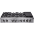 Forno FCTGS575148 48 Inch Gas Rangetop with 8 Defendi Italian Sealed ...