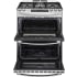 GE Profile PGS950SEFSS 30 Inch Slide-In Double Oven Gas Range with ...