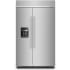 KitchenAid KBSD708MSS 48 Inch Built-In Side-by-Side Refrigerator with ...