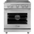 Dacor HGR30PSLP 30 Inch Freestanding Professional Gas Range with 4 ...