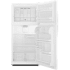 Whirlpool WRT148FZDW 30 Inch Top Freezer Refrigerator with 18.25 cu. ft ...