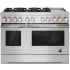 JennAir JDRP548HL 48 Inch Freestanding Professional Dual Fuel Smart ...