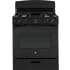 GE JGBS30DEKBB 30 Inch Freestanding Gas Range with 4 Sealed Burners, 4. ...
