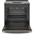GE JS645ELES 30 Inch Slide-In Electric Range with 4 Radiant Elements, 5 ...