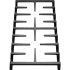 GE JXGRATE1 Gas Range Center Cast Iron Grate