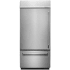 KitchenAid KBBL306ESS 36 Inch Built-In Bottom Mount Refrigerator with ...