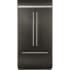KitchenAid KBFN502EBS 42 Inch Built-In French Door Refrigerator with 24 ...