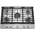 KitchenAid KCGS550ESS 30 Inch Gas Cooktop with 5 Sealed Burners, 17,000 ...