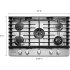 KitchenAid KCGS950ESS 30 Inch Gas Cooktop with 5 Sealed Burners ...