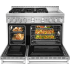 KitchenAid KFGC558JSS 48 Inch Smart Commercial Style Gas Range with 6 ...