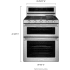 KitchenAid KFGD500ESS 30 Inch Freestanding Double Oven Convection Gas ...