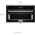 KitchenAid KMBP107EBS 27 Inch Built-in Microwave Oven with 1.4 Cu. Ft ...