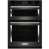KitchenAid KOCE500EBS 30 Inch Double Combination Electric Wall Oven ...