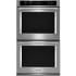 KitchenAid KODE500ESS 30 Inch Double Convection Electric Wall Oven with ...